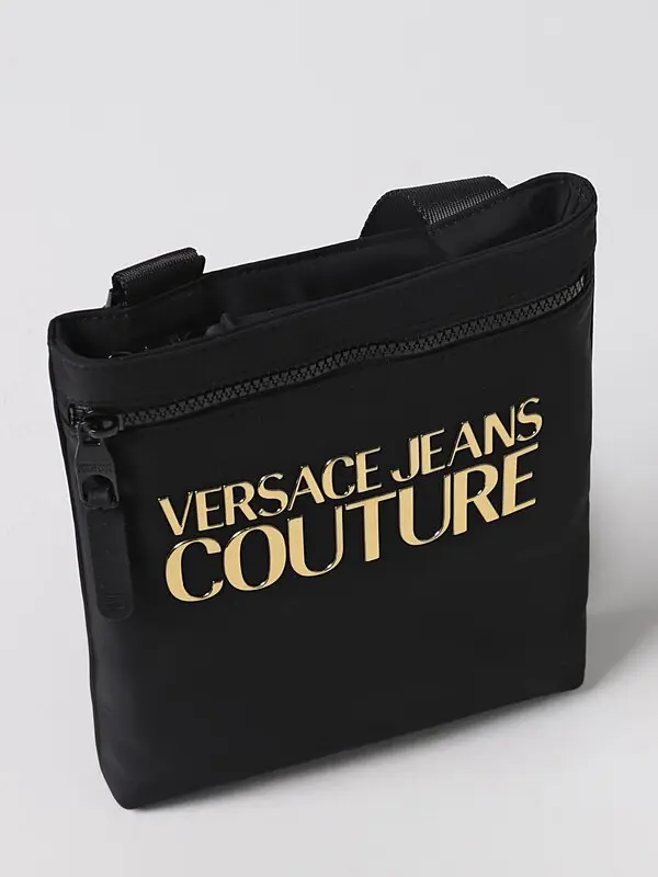 Versace Black Logo Shoulder Bag