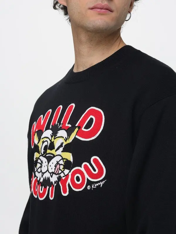 Kenzo Wild About You Wool And Cotton Knit