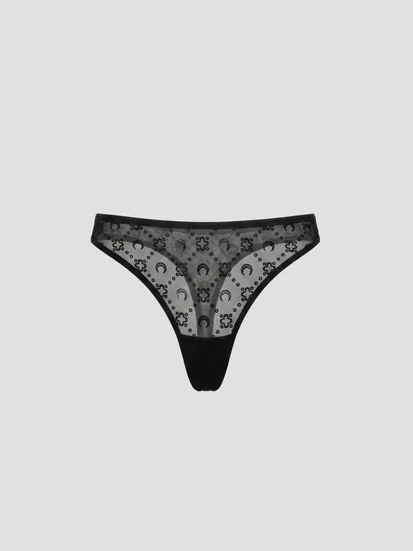MARINE SERRE Lingerie Colour - Black