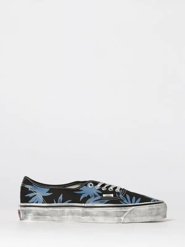 VANS Lx Authentic 44 Floral & Tropical Printed Canvas Sneakers - Black