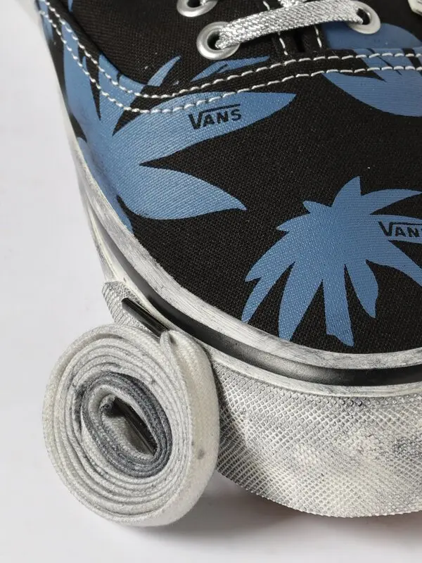 VANS Lx Authentic 44 Floral & Tropical Printed Canvas Sneakers - Black