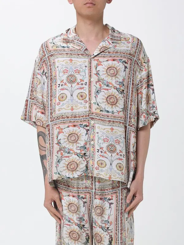 Just Cavalli Printed Viscose Shirt
