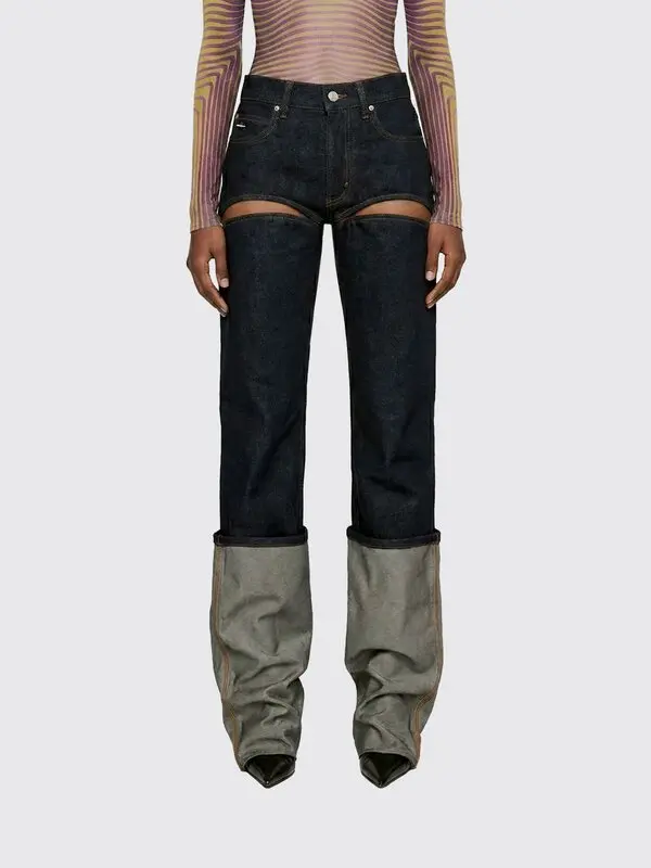 JEAN PAUL GAULTIER Cotton Denim Straight Jeans