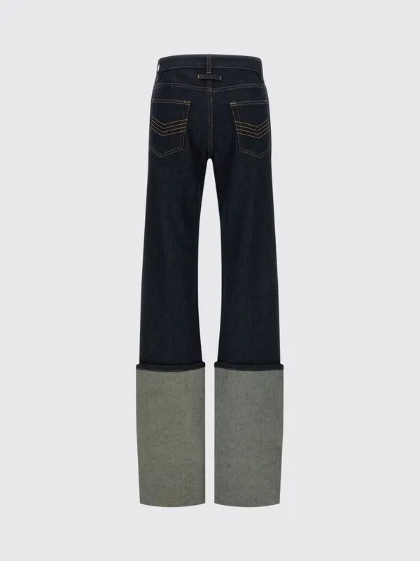 JEAN PAUL GAULTIER Cotton Denim Straight Jeans