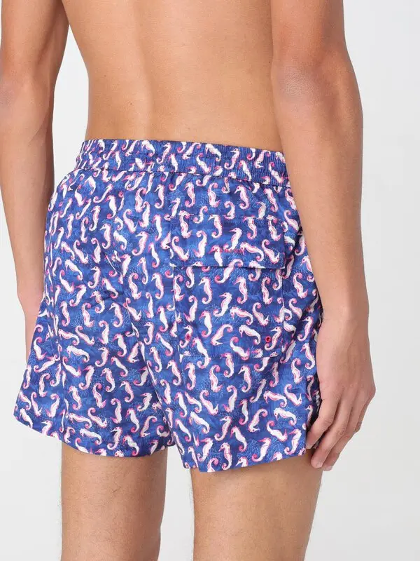 KAMPOS Swimsuit With Seahorse Print - Navy