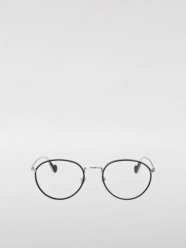 Moncler Round Frame Eyeglasses - Black