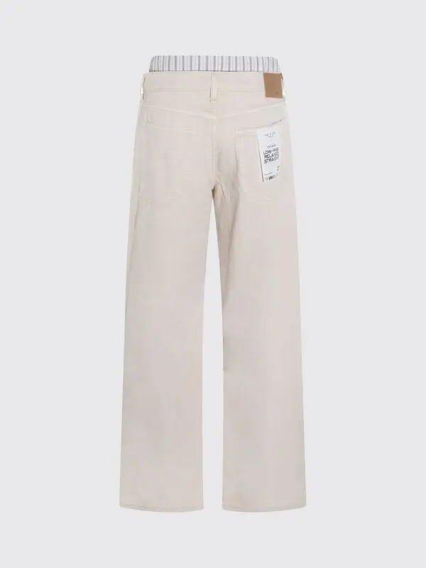RAG&BONE Cam High-waisted Wide-leg Cotton Denim Jeans With Drawstring