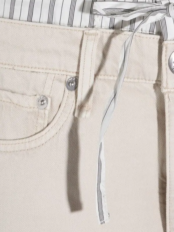 RAG&BONE Cam High-waisted Wide-leg Cotton Denim Jeans With Drawstring
