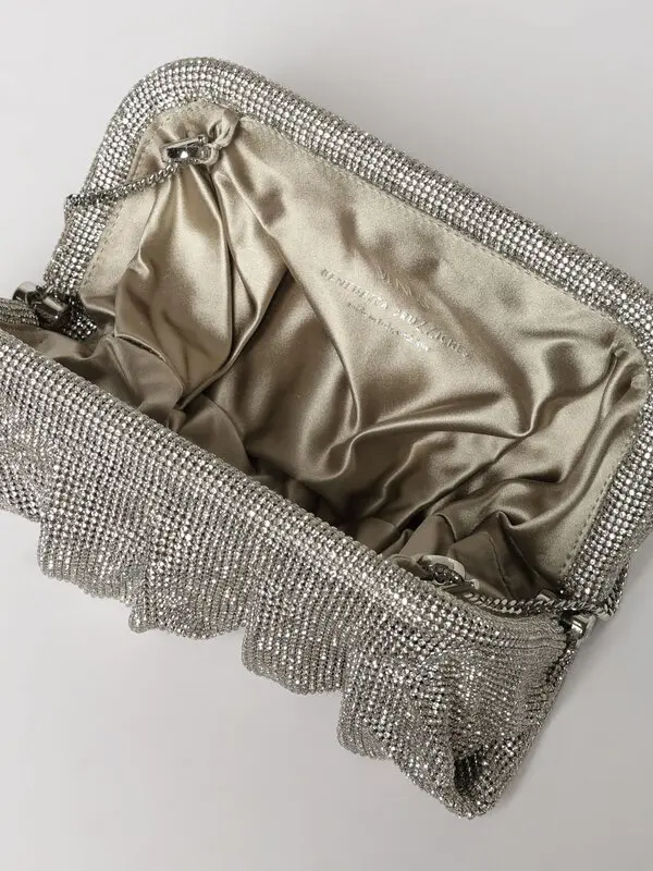 Benedetta Bruzziches Rhinestone Aluminum Clutch