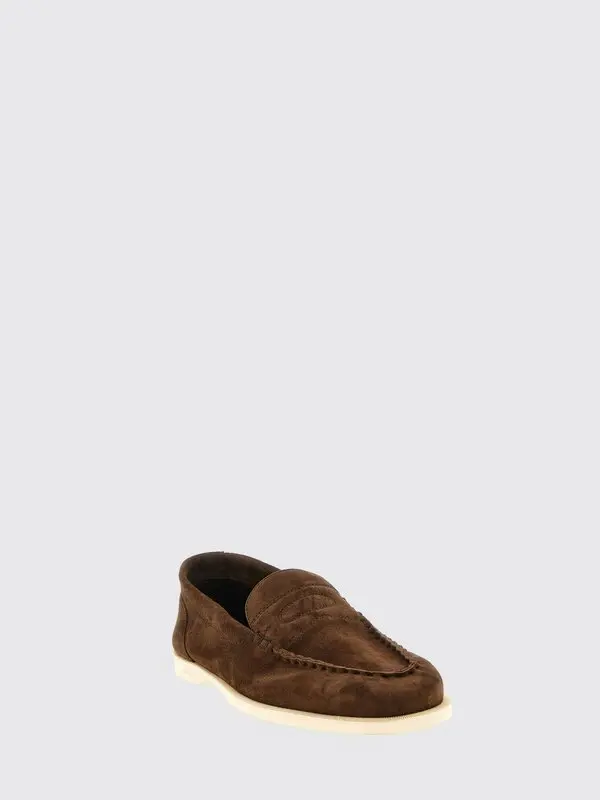 John Lobb Pace Suede Loafers - Brown
