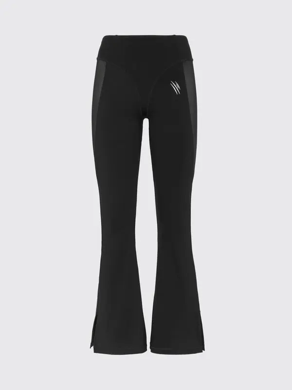 PLEIN SPORT Flared Jersey Trousers With Rhinestone Embellishments