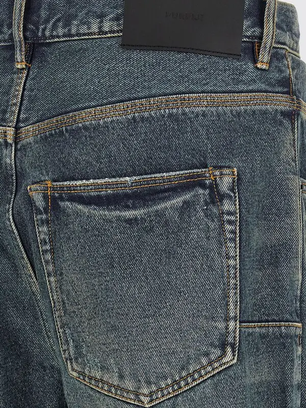 PURPLE BRAND Distressed Denim Straight Jeans