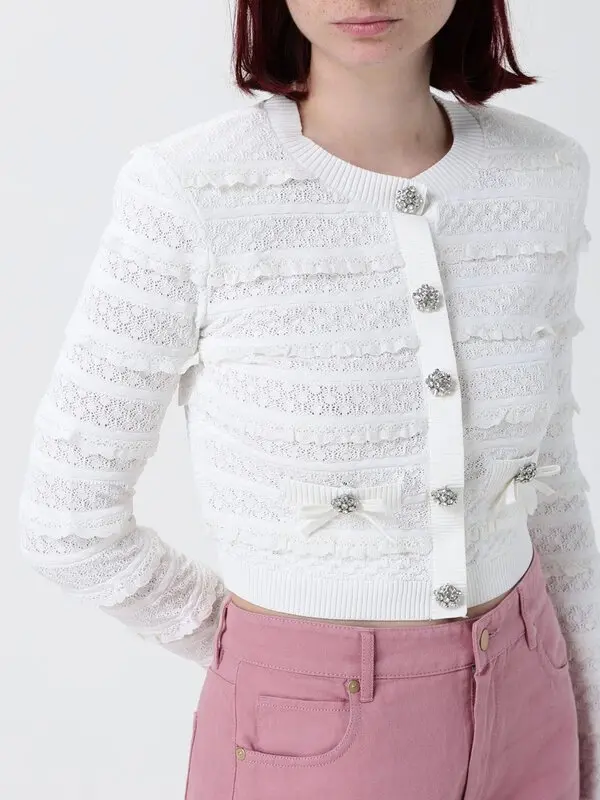 SELF-PORTRAIT Viscose Blend Cardigan