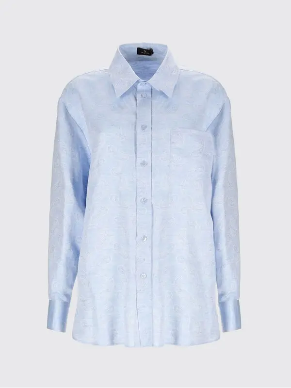 Etro Cotton Shirt With Paisley Print