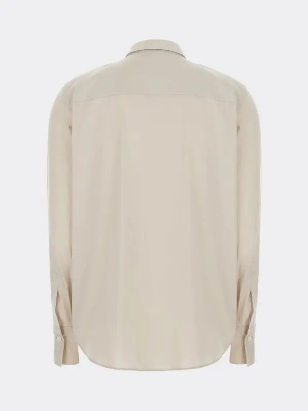 Brunello Cucinelli Classic Collar Shirt - Beige