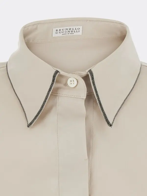 Brunello Cucinelli Classic Collar Shirt - Beige