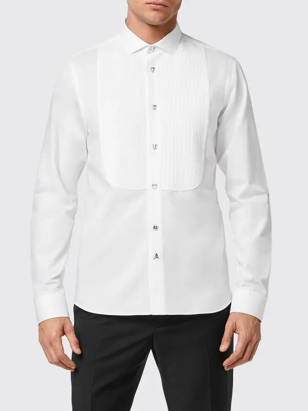 Philipp Plein Classic Poplin Shirt - White