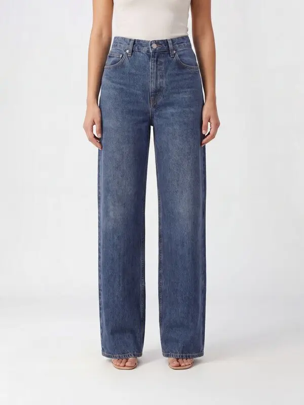 RAG&BONE Andi High-waisted Flared Cotton Denim Jeans With Five Pockets