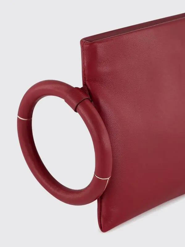 TOM FORD Aura Leather Clutch - Ruby