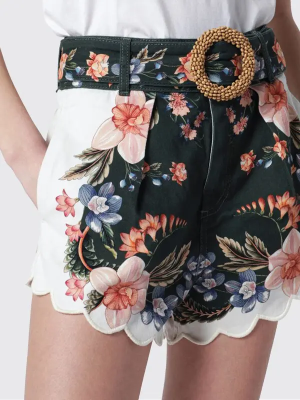 Farm Rio Berry Garden Cotton Shorts