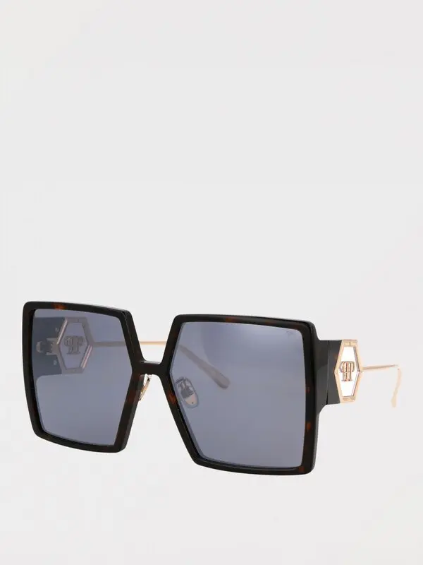 Philipp Plein Oversized Square Frame Sunglasses - Brown