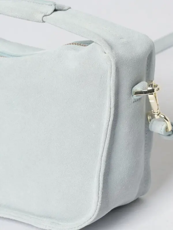 Patrizia Pepe Suede Bag - Gnawed Blue