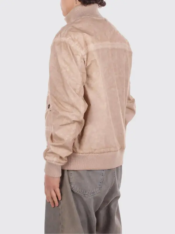 FAY Bomber In Cotton And Nylon Canvas - Mastic