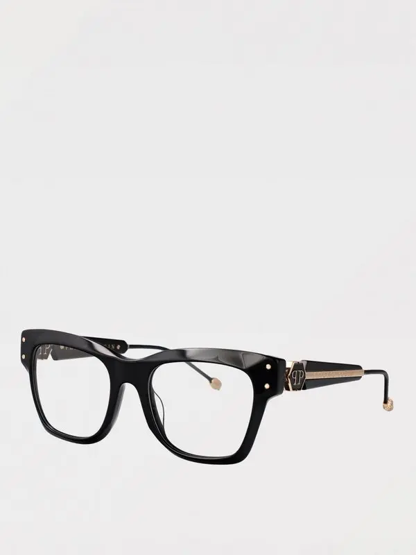 Philipp Plein Full Rim Eyeglasses - Black