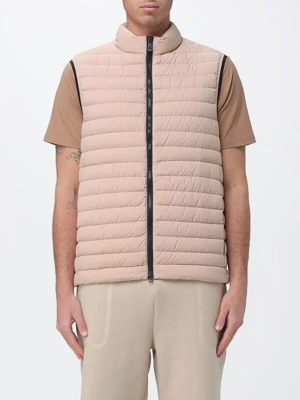 Peuterey Moise Padded Quilted Vest - Beige