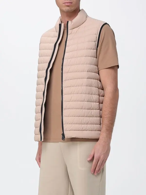 Peuterey Moise Padded Quilted Vest - Beige