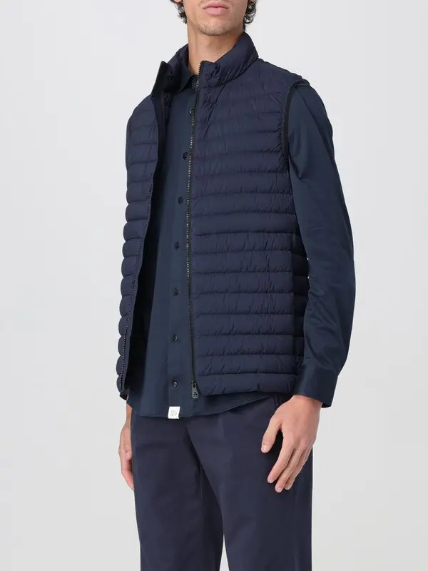 Peuterey Moise Padded Nylon Vest - Blue