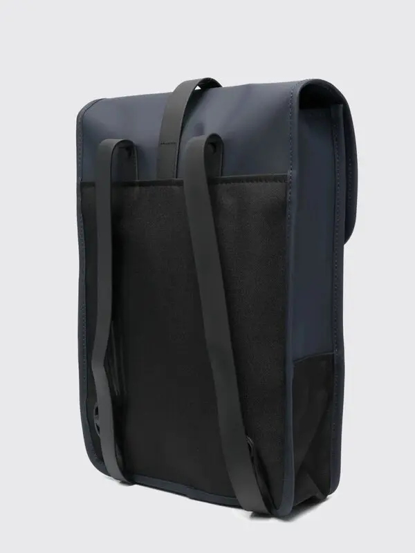Rains Waterproof Polyester Backpack With Carabiner Hook Closure