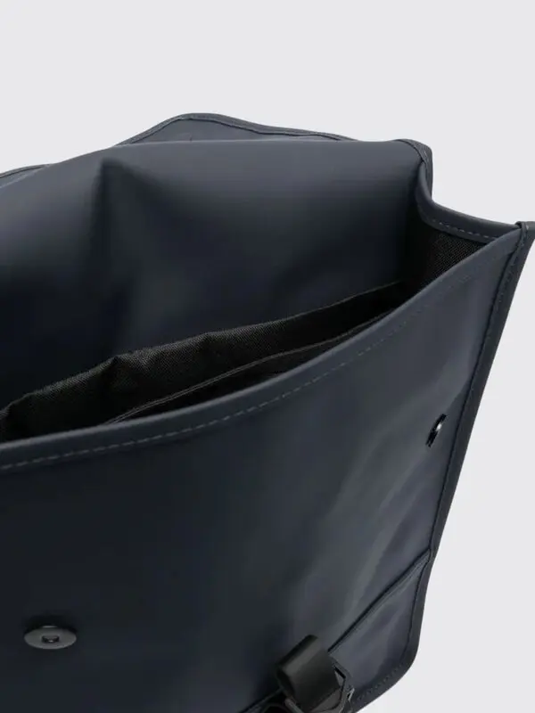 Rains Waterproof Polyester Backpack With Carabiner Hook Closure
