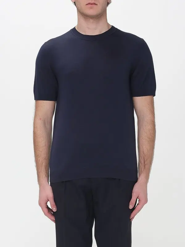 LARDINI Silk Crew Neck Sweater