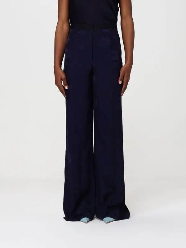 FORTE_FORTE Viscose Blend Palazzo Trousers