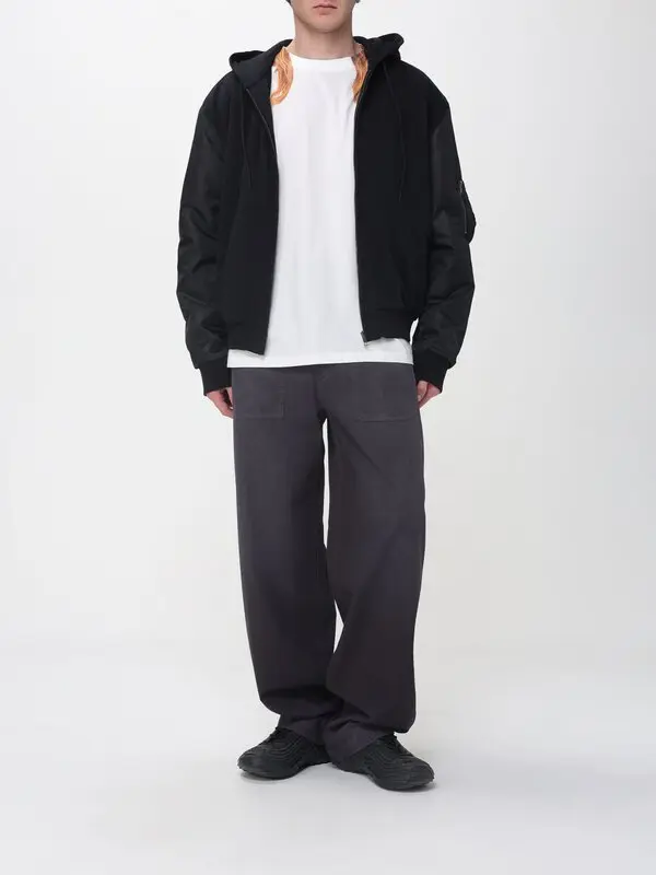 MAISON MARGIELA Cotton Blend Hooded Bomber