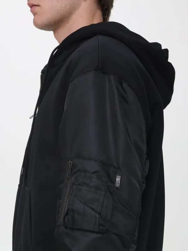 MAISON MARGIELA Cotton Blend Hooded Bomber