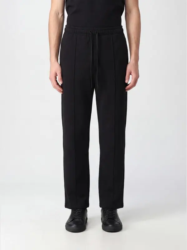 Fear Of God Cotton-blend Joggers With Drawstring Waist And Slash Pockets - Black