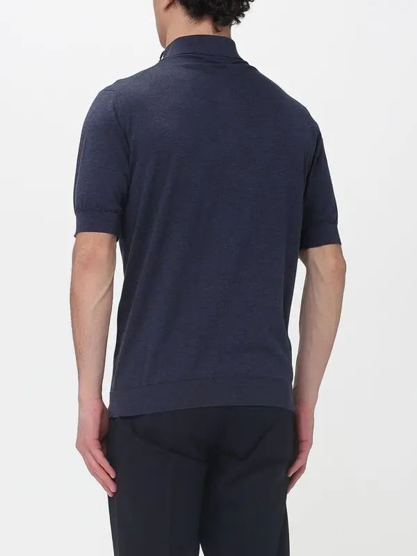 LARDINI Knitted Polo Shirt