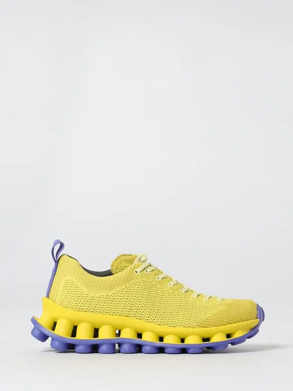 Camper Lace-up Athletic Trainers - Yellow