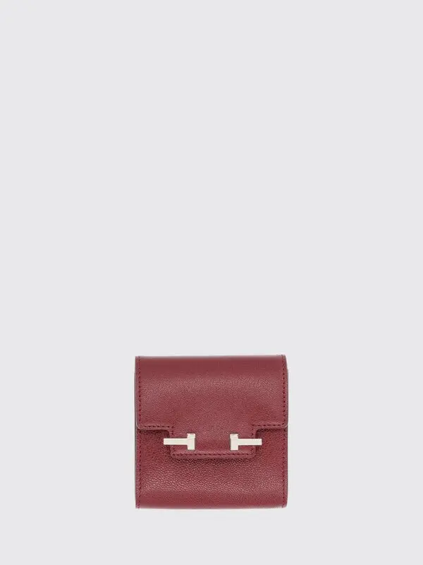 TOM FORD Leather Credit Card Holder - Red