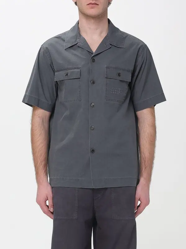 MAISON MARGIELA Cotton Casual Shirt - Grey