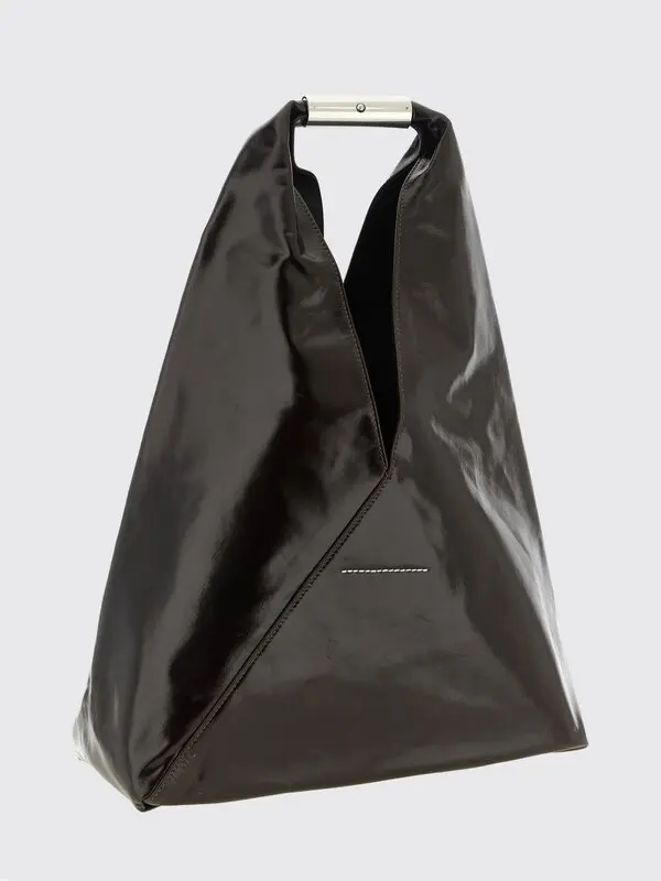 MAISON MARGIELA Japanese Smooth Leather Handbag With Iconic Stitching