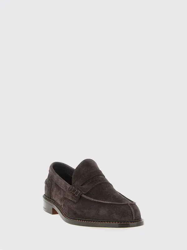 TRICKER'S Suede Calfskin Penny Loafers