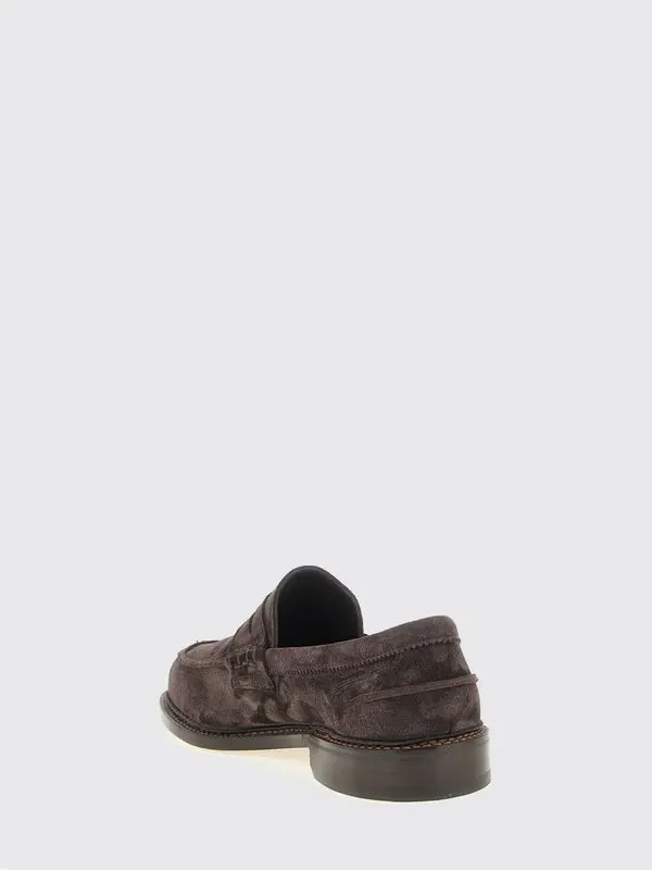 TRICKER'S Suede Calfskin Penny Loafers