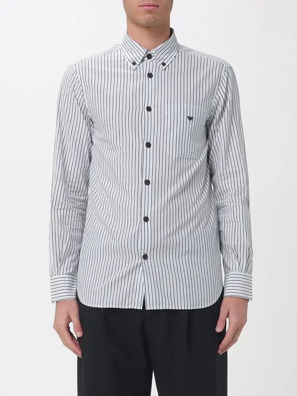 Emporio Armani Striped Cotton Shirt