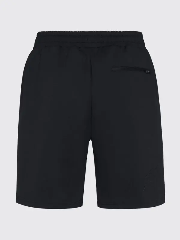 PLEIN SPORT Technical Stretch Fabric Jogging Shorts - Black