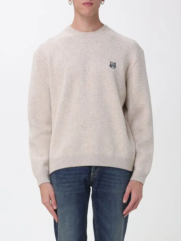 Maison Kitsuné Jumper With Embroidered Fox Head Detail