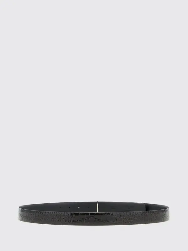 TOM FORD Croc-effect Leather Belt