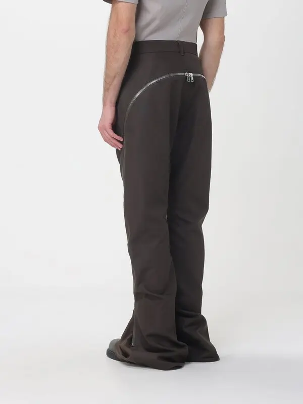 Rick Owens Banana Cotton Blend Trousers - Brown